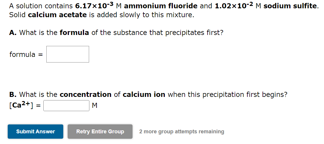 Solved A solution contains 6.17x10-3 M ammonium fluoride and | Chegg.com