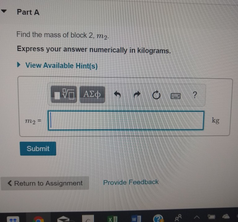 Solved Item 24 (Figure 1)Block 1, of mass m1 -0.500 kg, is | Chegg.com