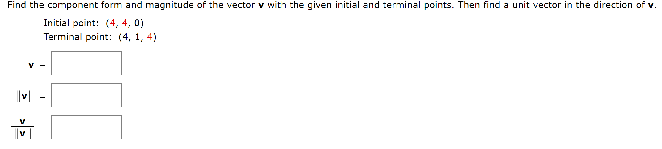 Solved Find the component form and magnitude of the vector v | Chegg.com