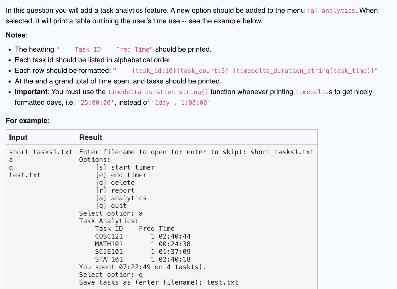 Solved Here Is What I Have So Far From Datetime Import