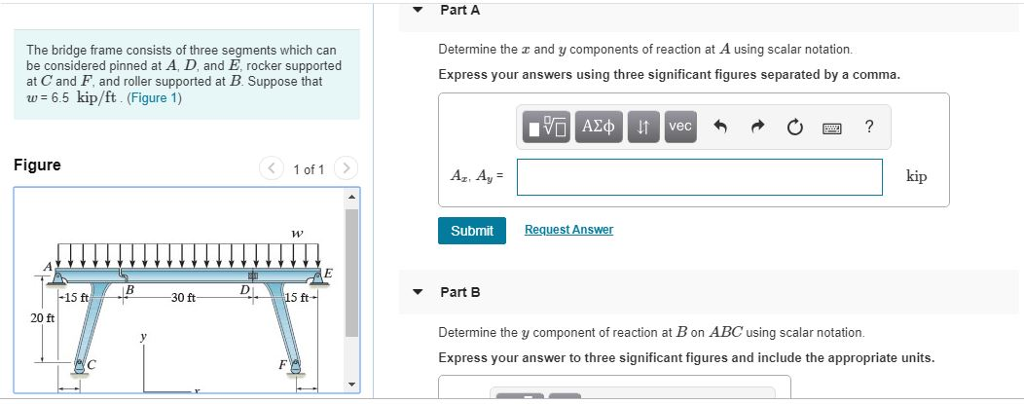 Solved The bridge frame consists of three segments which can | Chegg.com