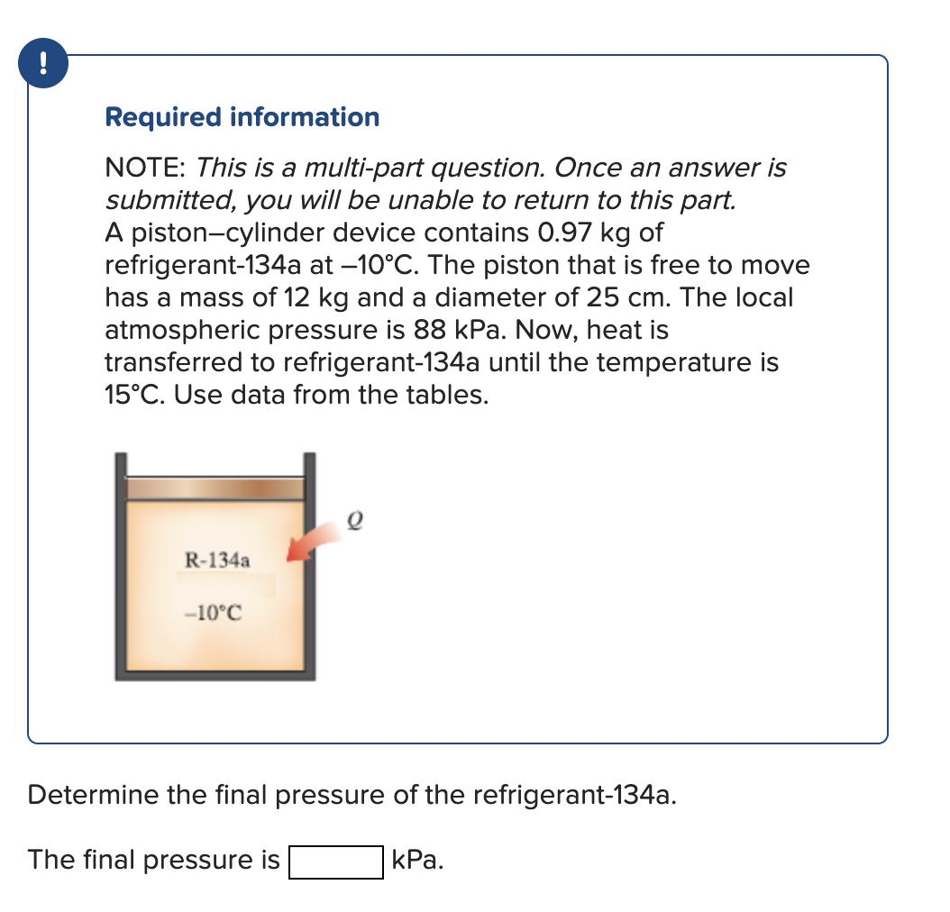 Solved ! Required information NOTE: This is a multi-part | Chegg.com