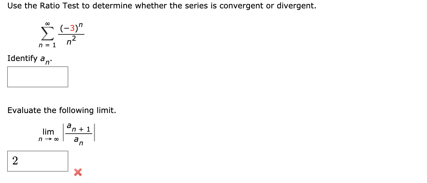 Solved Use the Ratio Test to determine whether the series is | Chegg.com