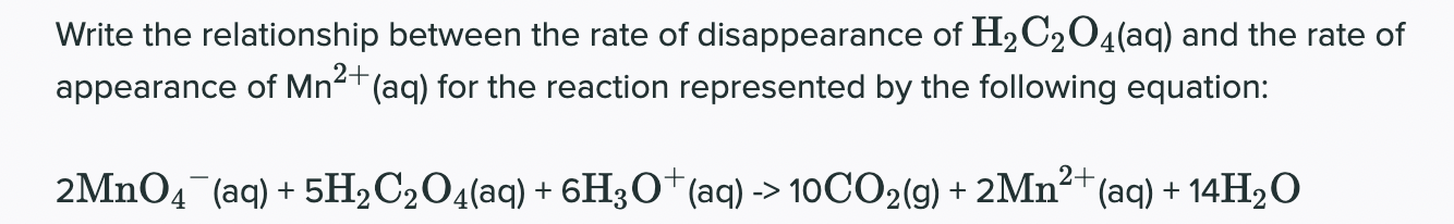 Solved Write the relationship between the rate of | Chegg.com