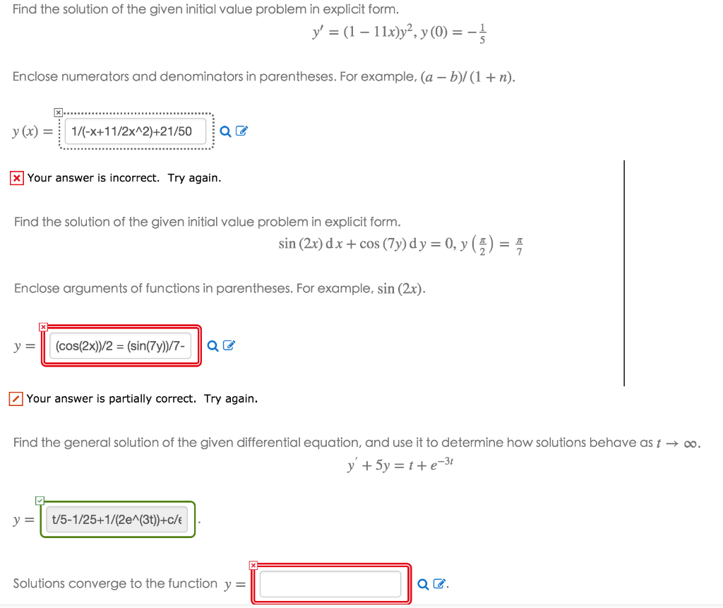 Solved Find the solution of the given initial value problem | Chegg.com