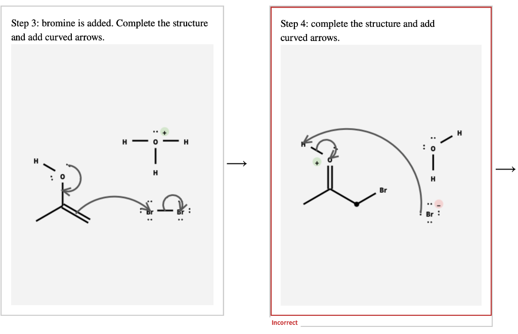 Solved Complete the mechanism for the reaction between | Chegg.com