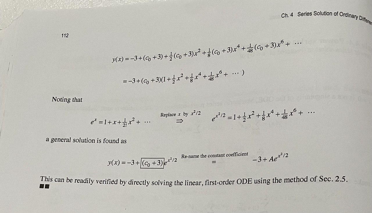Solved Find a power series solution (centered at x=0) of the | Chegg.com