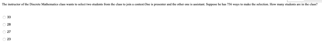 Solved Assume that the Discrete Mathematics class has 10 | Chegg.com