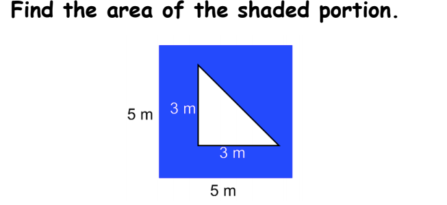 Solved Find the area of the shaded portion. | Chegg.com