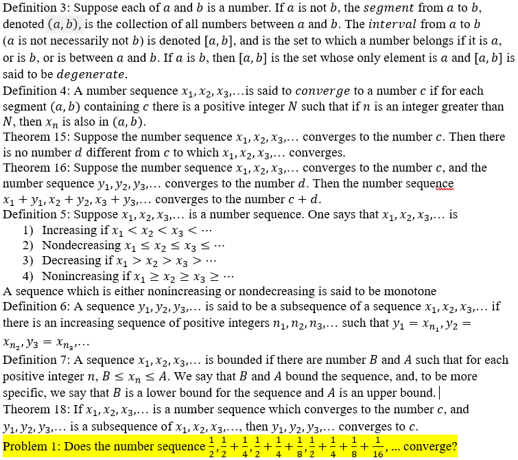 Solved Definition 3: Suppose each of a and b is a number. If | Chegg.com
