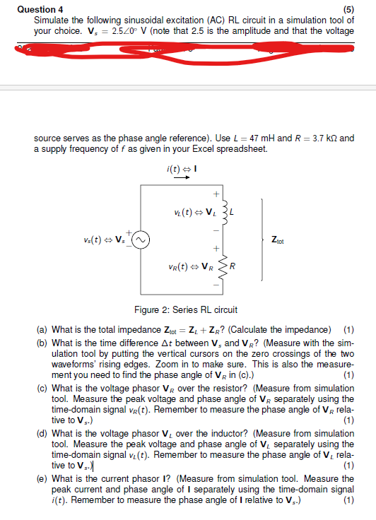 Solved Question 4 (5) Simulate the following sinusoidal | Chegg.com