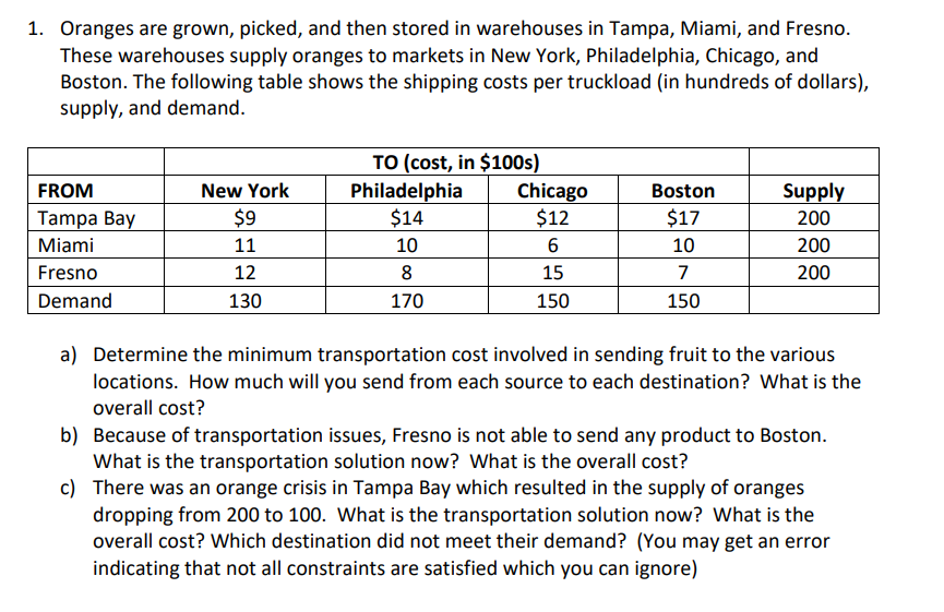 Solved Please solve in Excel, thank you. | Chegg.com