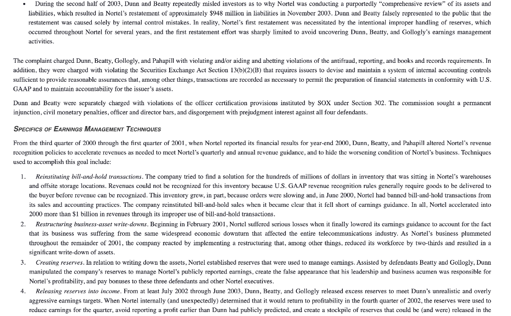 Case 7-1 Nortel Networks Canada-based Nortel Networks | Chegg.com