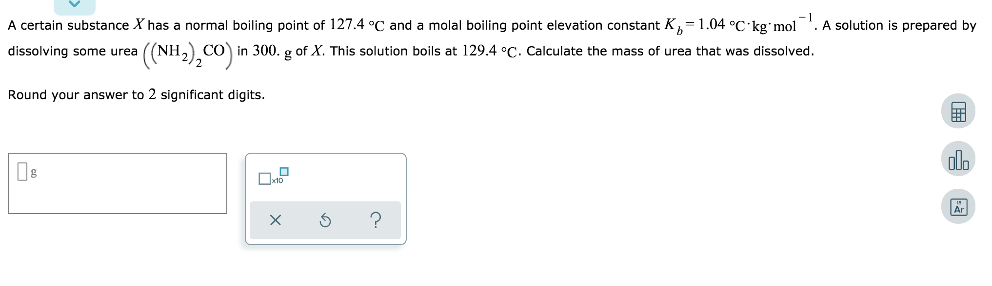 Solved A certain substance X has a normal boiling point of | Chegg.com