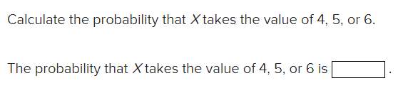 Solved A discrete variable X can take on integer values of 1 | Chegg.com