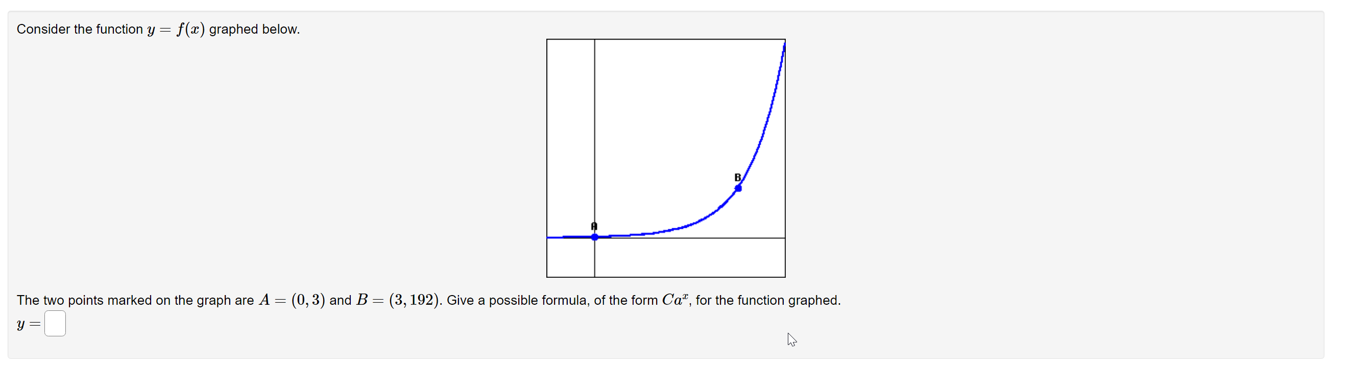 Solved Consider the function y=f(x) graphed below. The two | Chegg.com