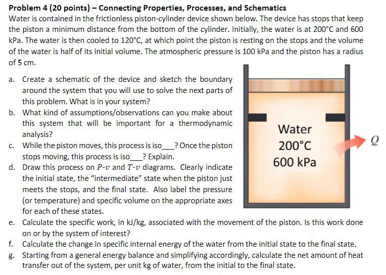 Solved Problem 4 (20 points) - Connecting Properties, | Chegg.com