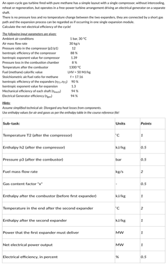 Solved Calculate the net electrical efficiency of the | Chegg.com