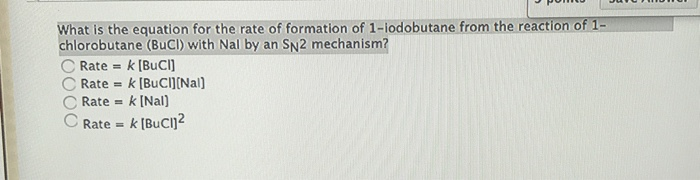 Solved What is the equation for the rate of formation of | Chegg.com