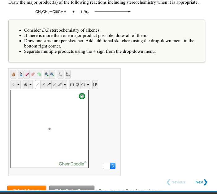 Solved: Draw The Major Product(s) Of The Following Reactio... | Chegg.com