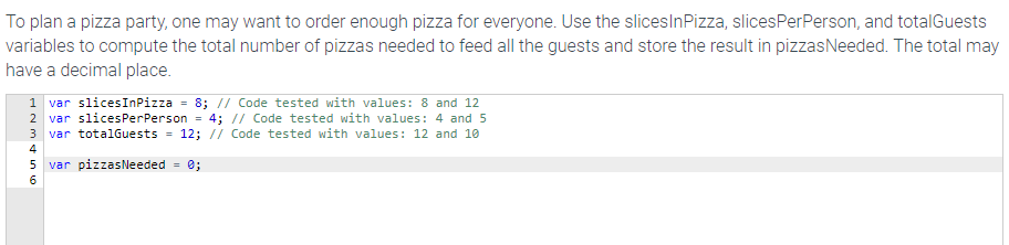 Solved To plan a pizza party, one may want to order enough | Chegg.com