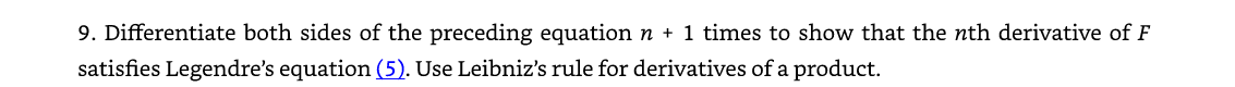 Solved 9. Differentiate both sides of the preceding equation | Chegg.com