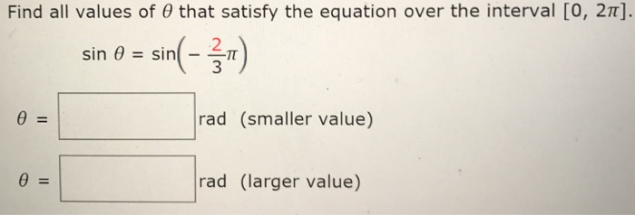Solved Find all values of theta that satisfy the equation | Chegg.com