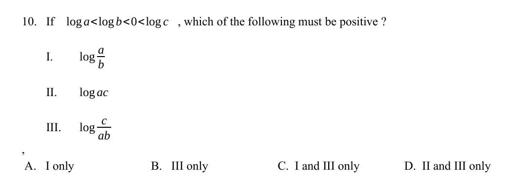 Solved if log a