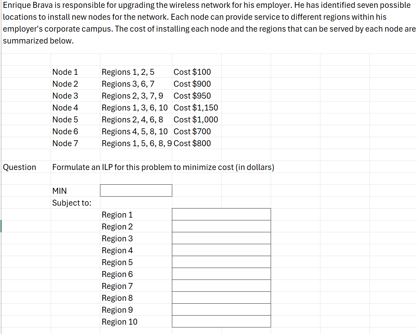 Solved Please solve explaining your processes and using | Chegg.com
