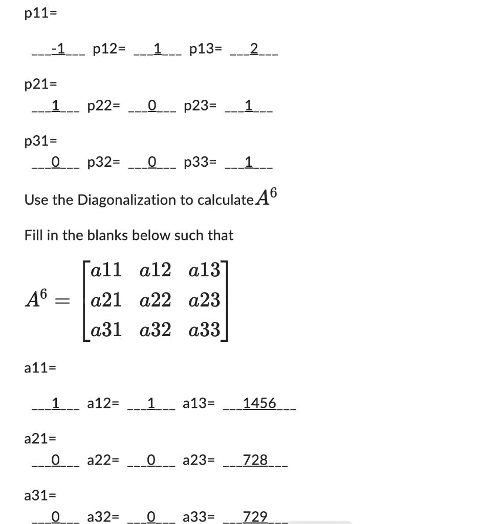 Solved Given matrix A, and it's eigenvalues and | Chegg.com