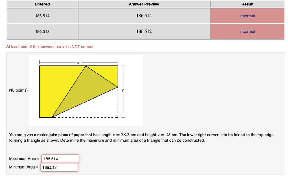 Solved At least one of the answers above is NOT correct. (16 | Chegg.com Solved At least one of the answers above is NOT correct. (16 | Chegg.com