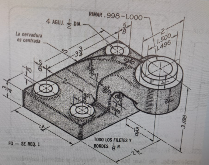 Solved Please make the following solidworks drawing, showing | Chegg.com