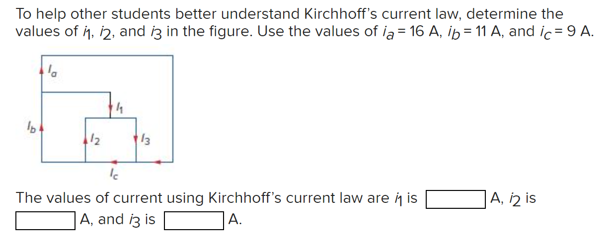 Solved To help other students better understand Kirchhoff's | Chegg.com