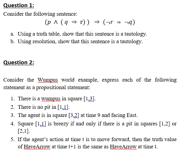 Solved Consider the following sentence: (p∧(q⇒r))⇒(¬r⇒¬q) a. | Chegg.com