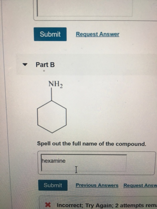 Solved Part A CH3 N-CH2-CH2-CH3 Spell out the full name of | Chegg.com