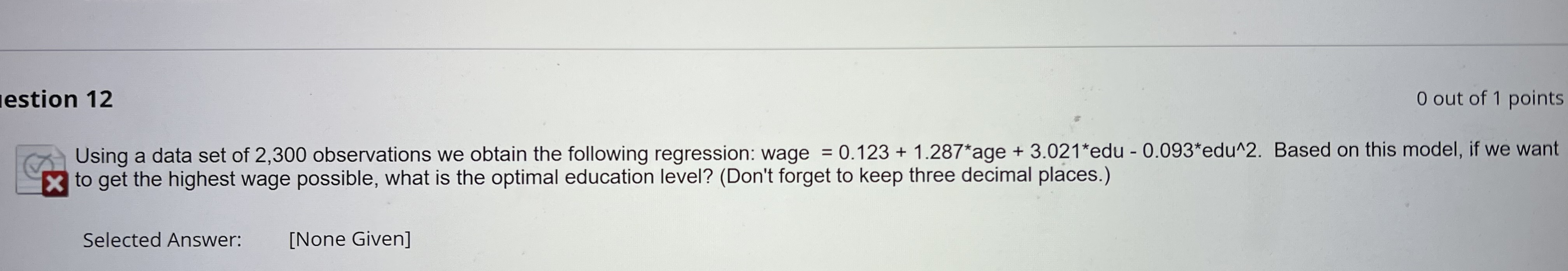 Solved Econometrics question:Using a data set of 2,300 | Chegg.com