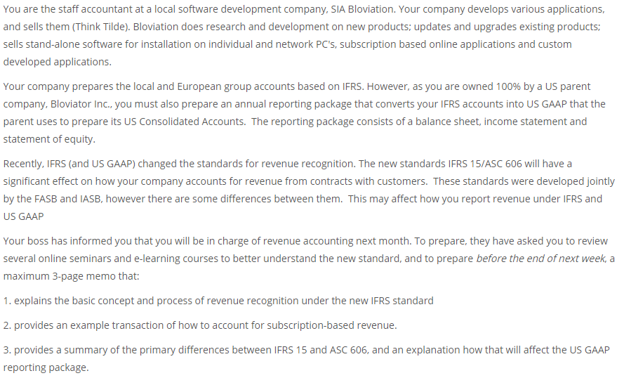 Solved You Are The Staff Accountant At A Local Software Chegg