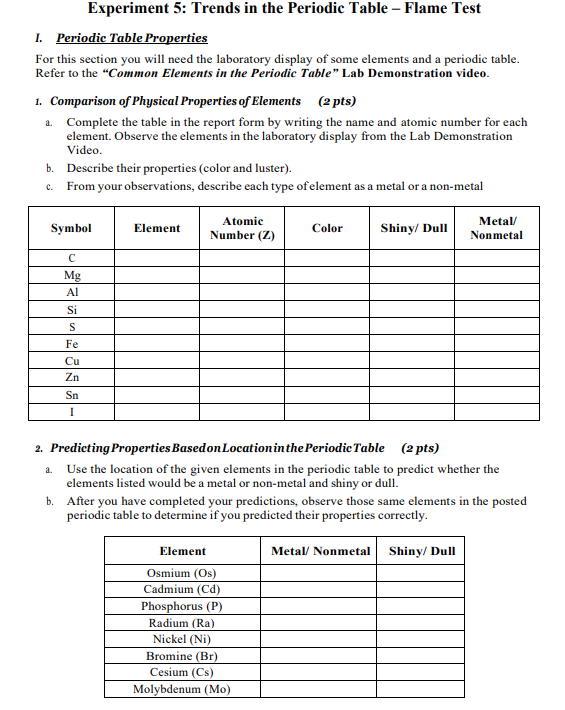 Periodic Table Trends Test Questions | Cabinets Matttroy