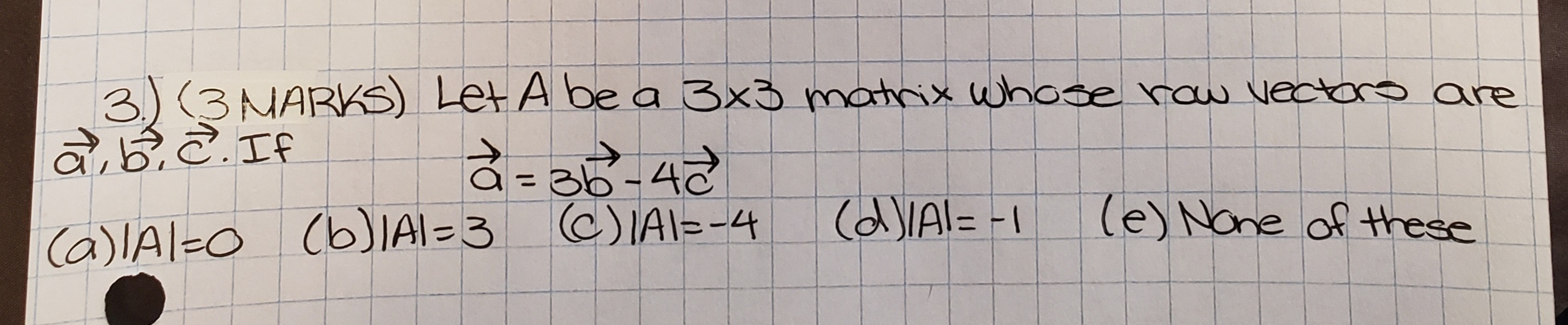 Solved 2.) (3 MARKs) Let a and b be two nonzero vectors in a | Chegg.com