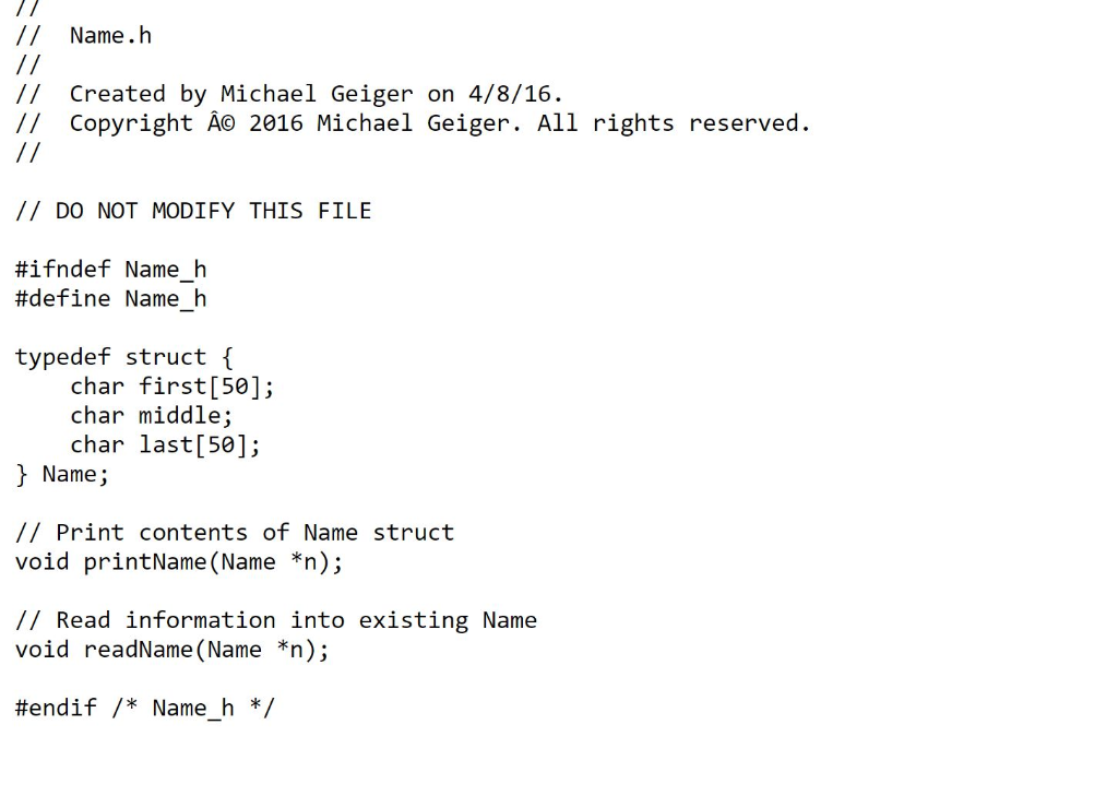 Solved C Programming Complete the program based on the | Chegg.com