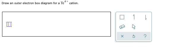 Solved Draw an outer electron box diagram for a Tc*cation. 1 | Chegg.com