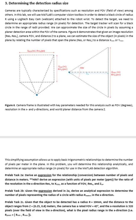 3. Determining the detection radius size Cameras are | Chegg.com
