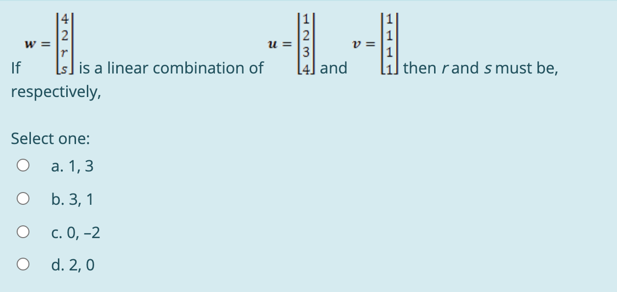 Solved If an nx n matrix A has rank n, then the reduced row | Chegg.com