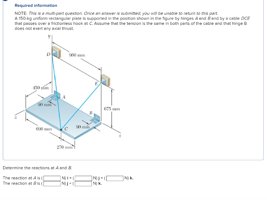 Required information NOTE: This is a multi-part | Chegg.com