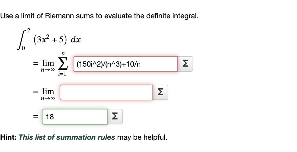 Solved Use a limit of Riemann sums to evaluate the definite | Chegg.com