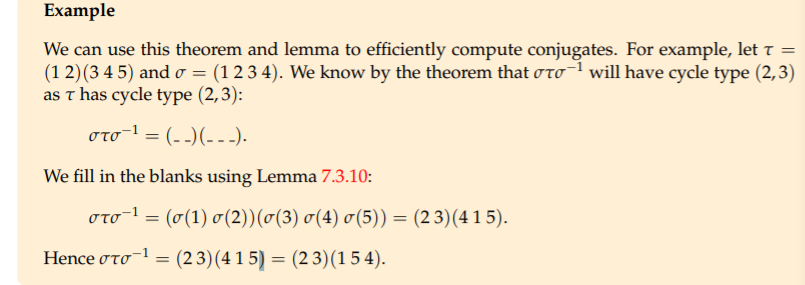 Solved Example We can use this theorem and lemma to | Chegg.com