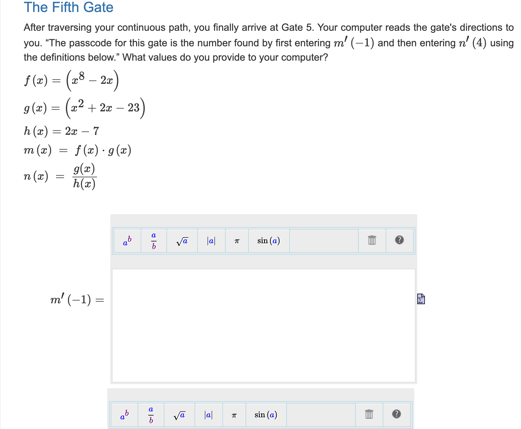Solved After traversing your continuous path, you finally | Chegg.com