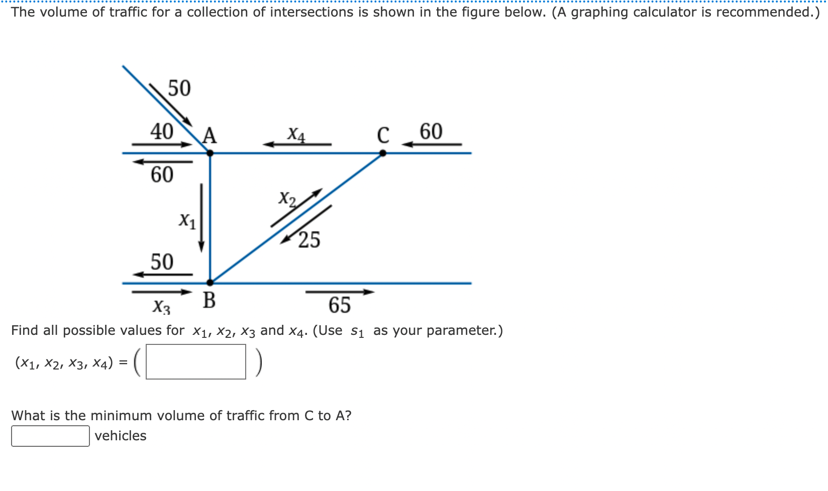 Solved The volume of traffic for a collection of | Chegg.com