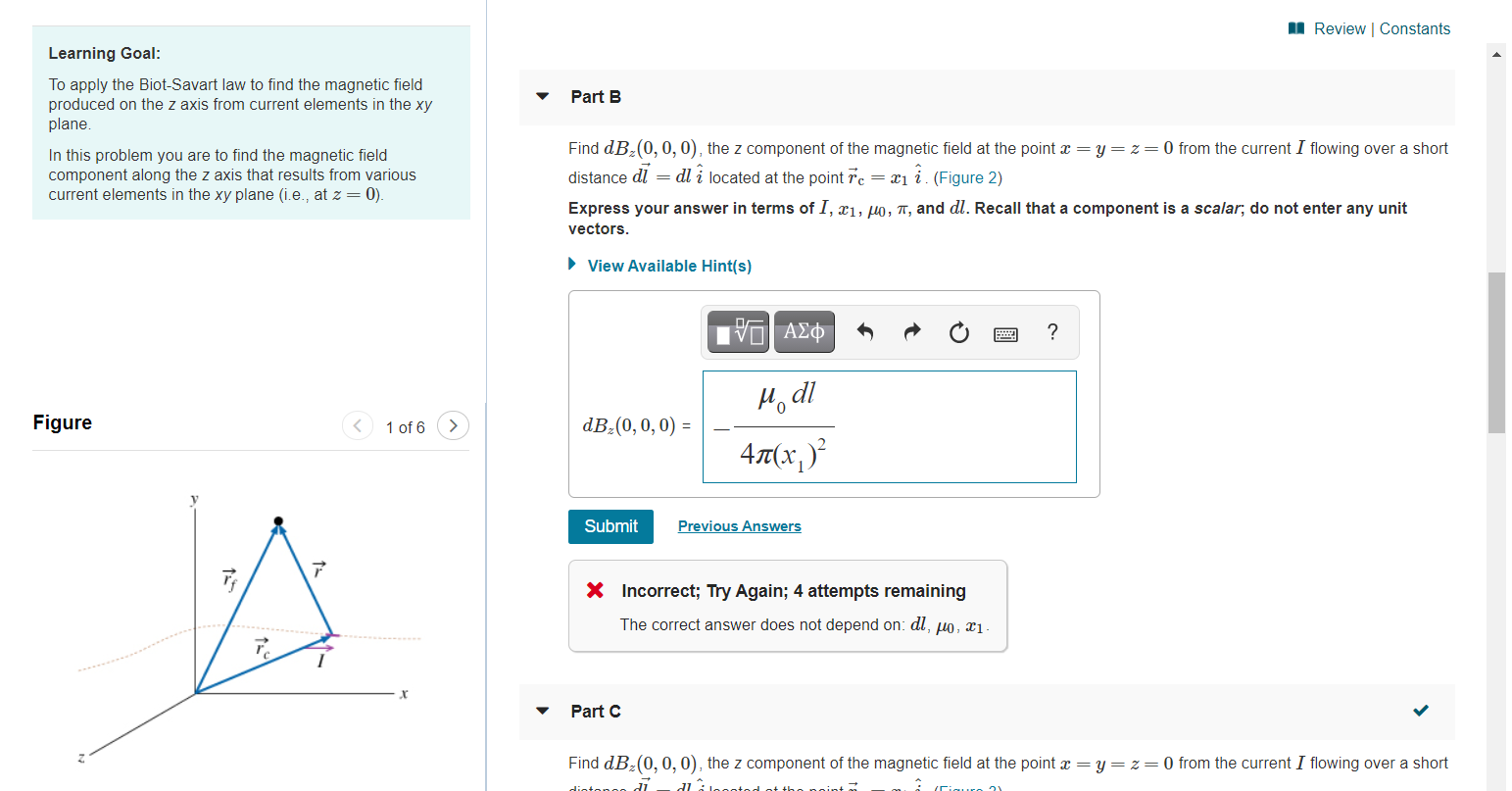 Solved Review Constants Learning Goal: To apply the | Chegg.com