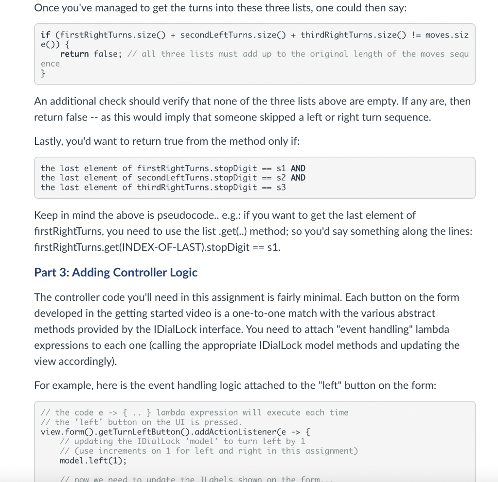 Part 1: Project Setup, Building the View/UI In the | Chegg.com